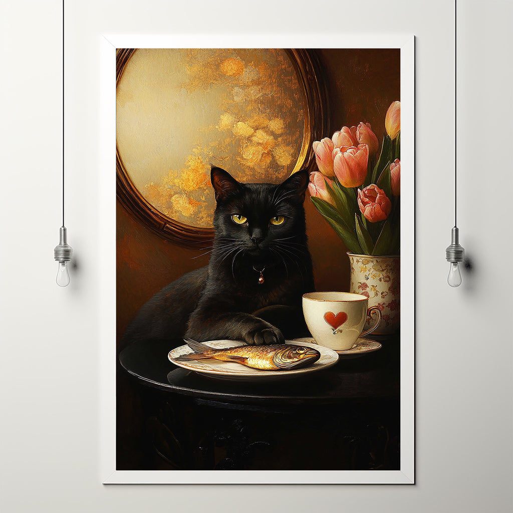 coffee cat artwork